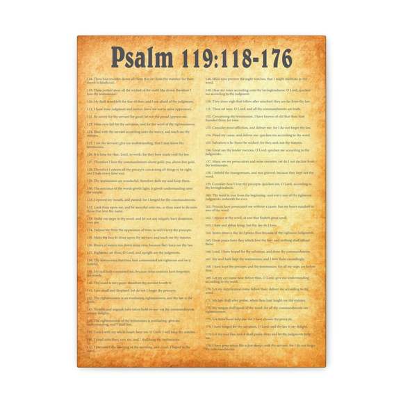 Express Your Love Gifts | Art | Scripture Sign Psalm 19118176 Chapter Gold Bible Canvas ...